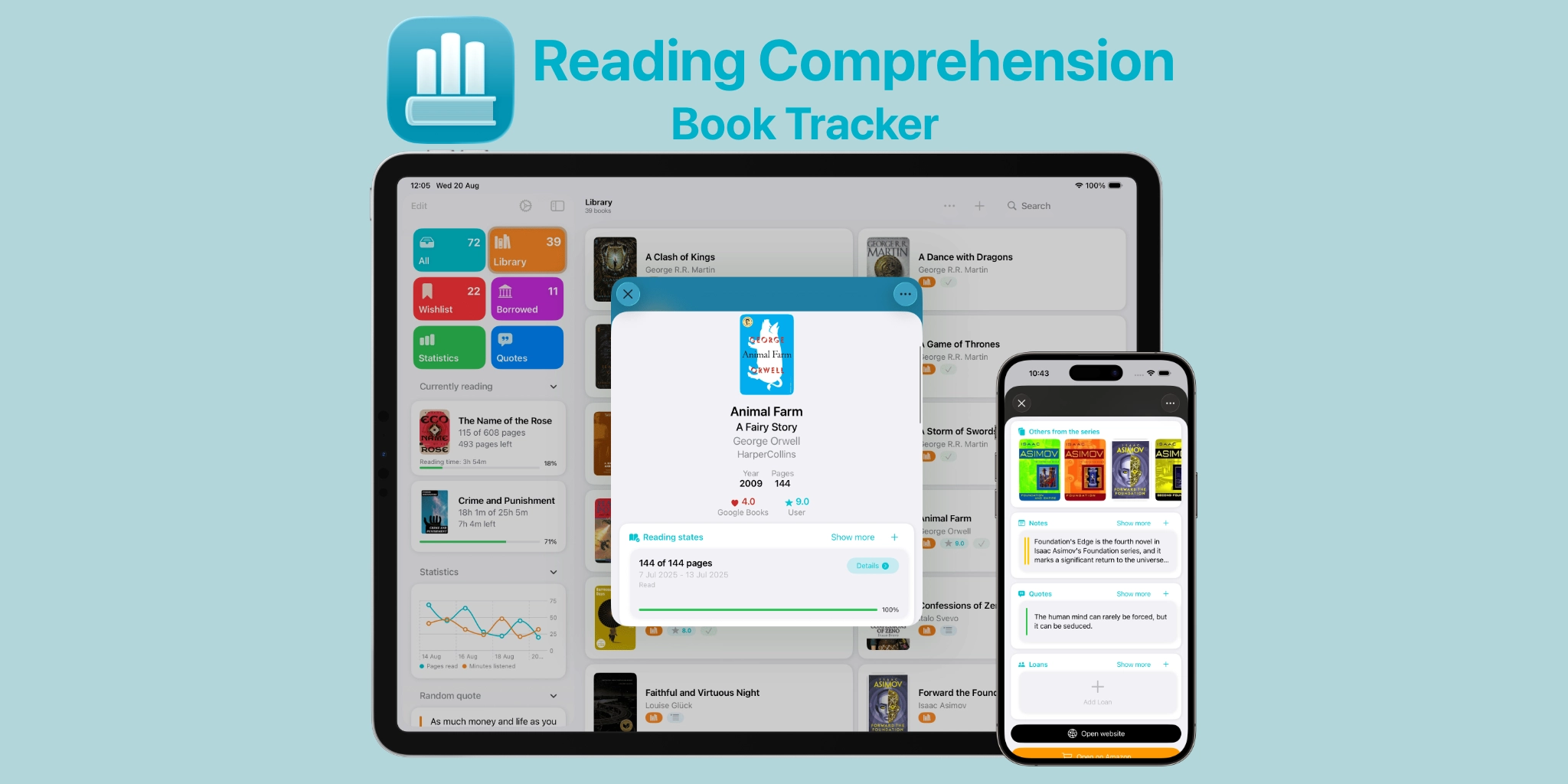 Mastering the Art of Reading Comprehension - Book Tracker