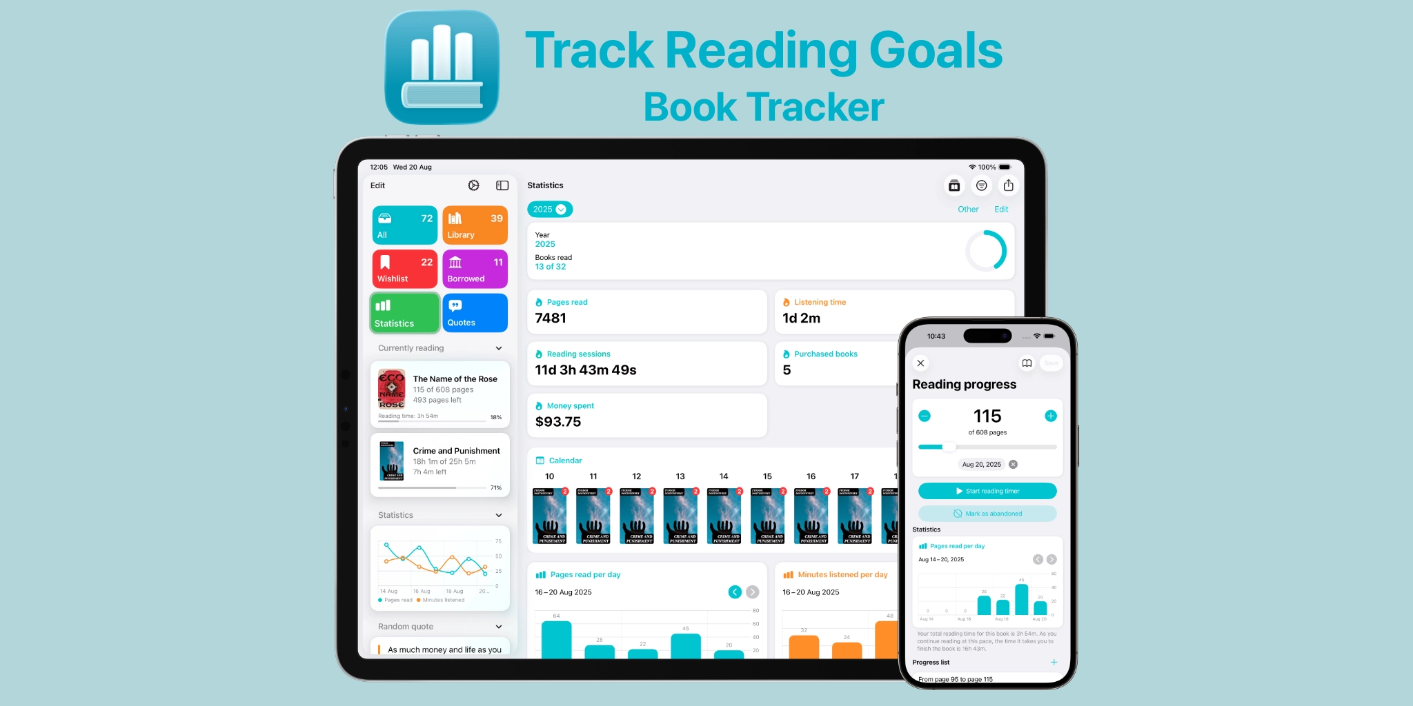 Best Apps to Track Your Reading Goals in 2025 - Book Tracker